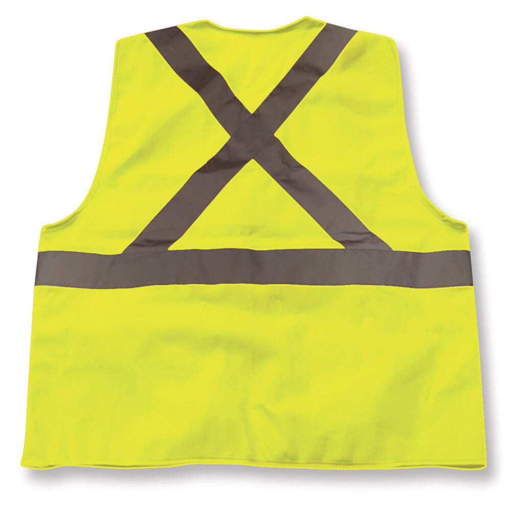 Custom Big K 100 Polyester Safety Vest With Zipper Coastal Reign